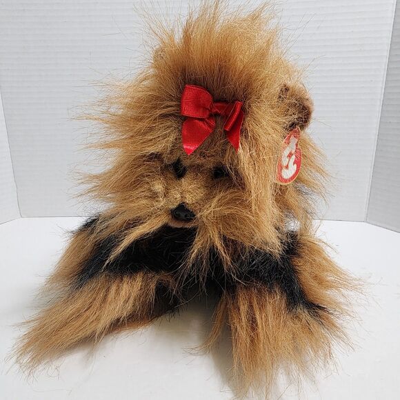 Ty | Toys | Ty Classic Plush Yappy Yorkie Dog Realistic Stuffed Puppy ...